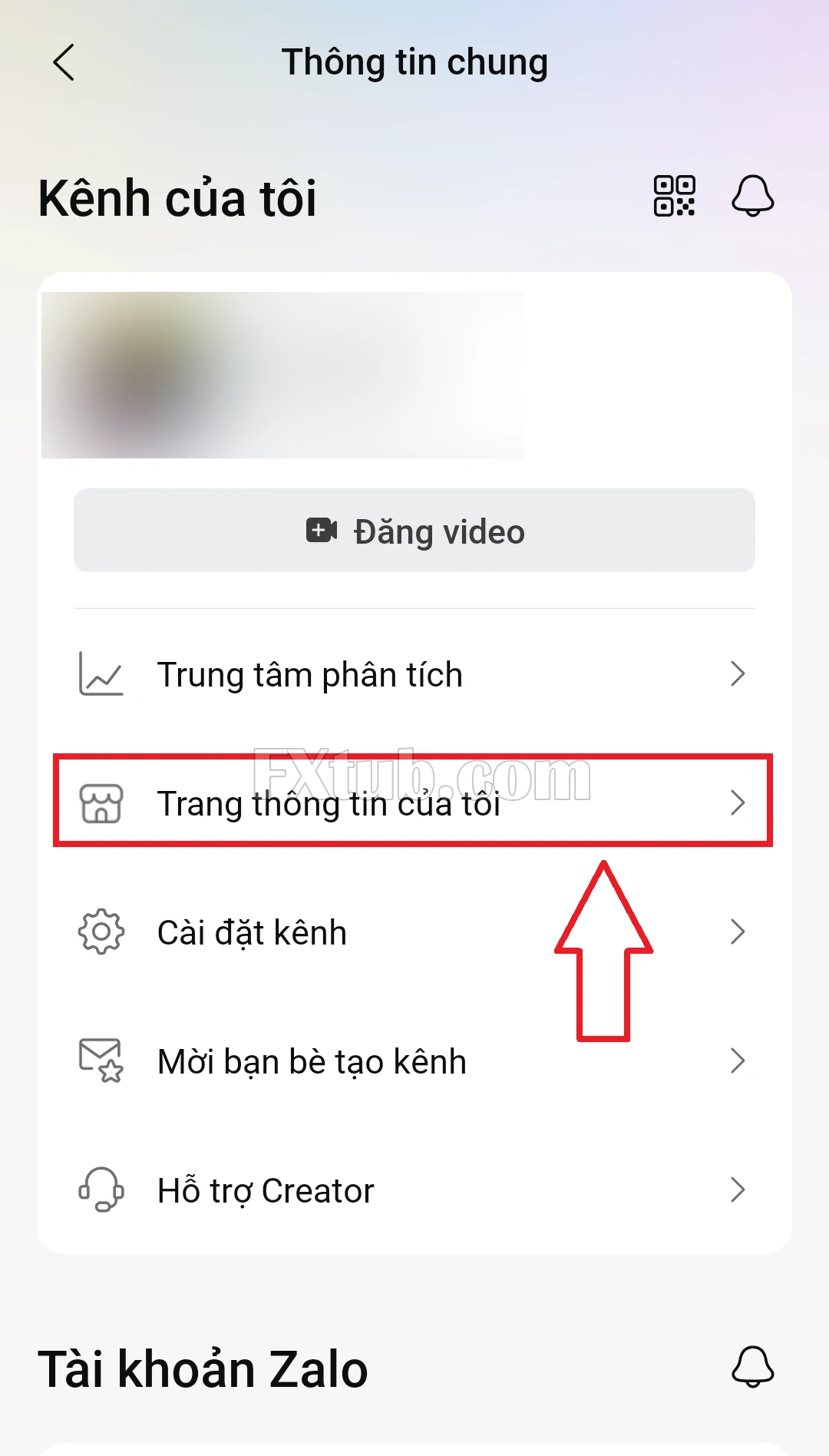 Tạo Kênh Zalo Video Creator Và Gắn Giỏ Hàng Kiếm Tiền